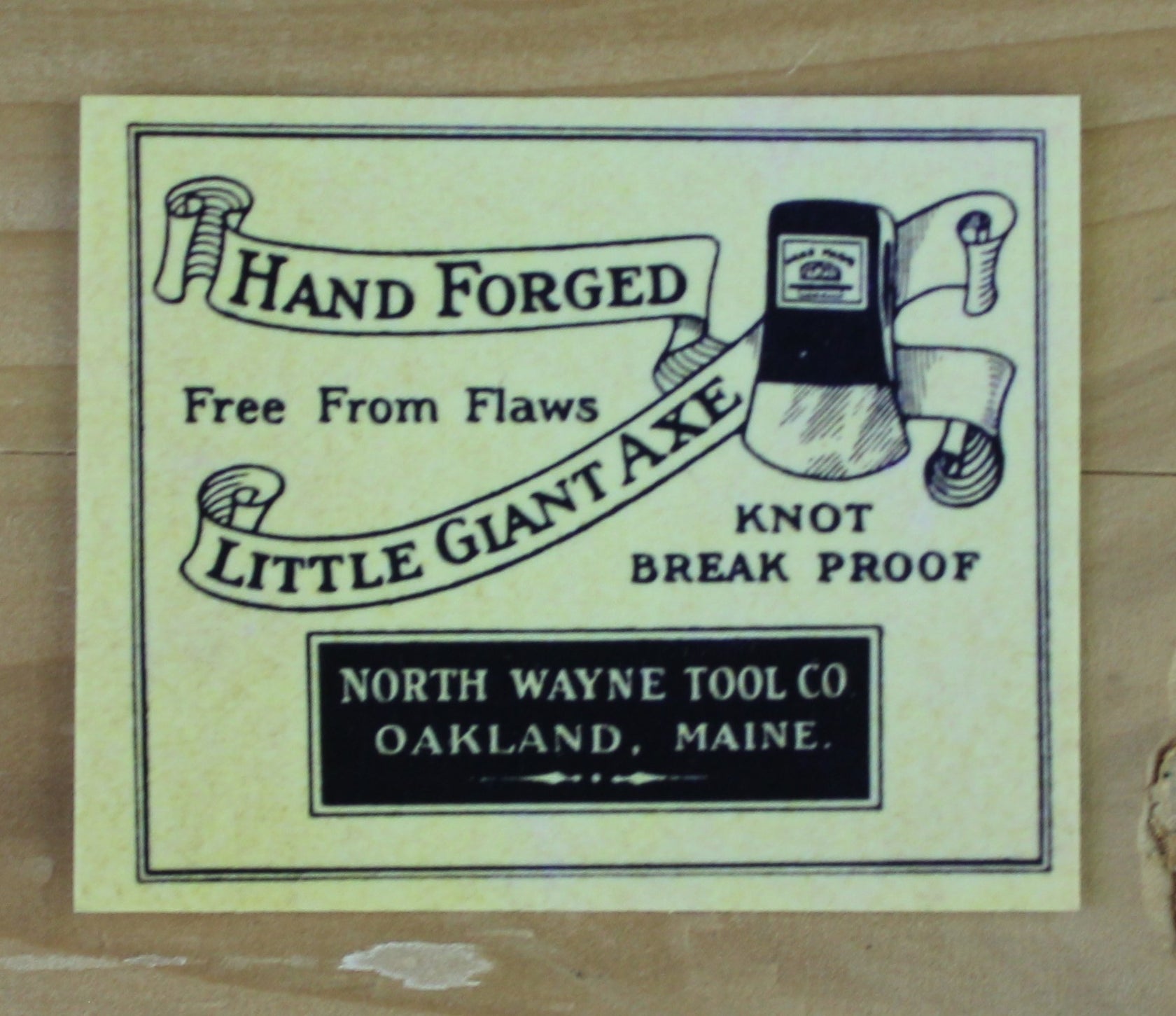 Axe Label Sticker Pack – Brant & Cochran